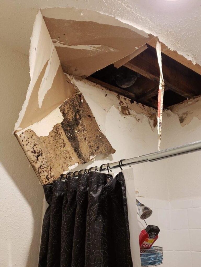 Can a leaking ceiling collapse? - AllCoast Roofing Gold Coast